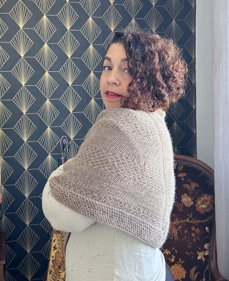 Un châle pour homme : tricot rapide ! - Elise lovecraft
