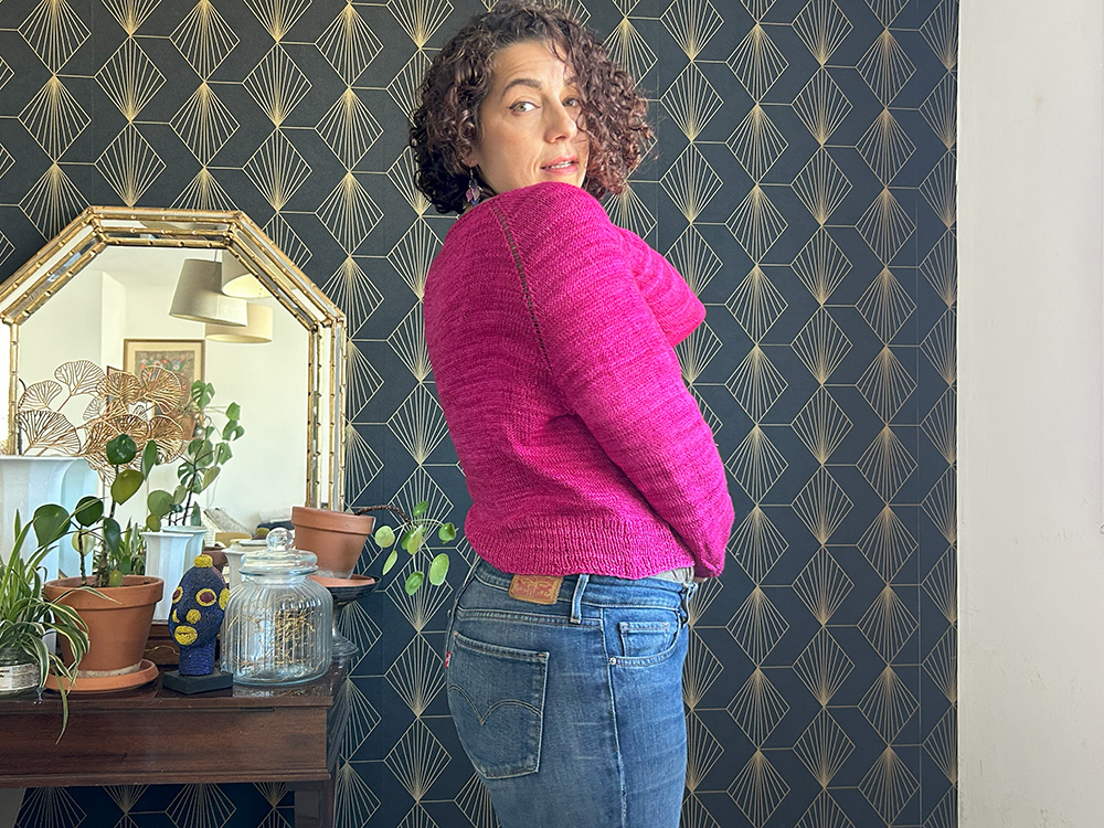 Le gilet Lys : tricot sans fin mais qu'il est beau ! - Elise lovecraft