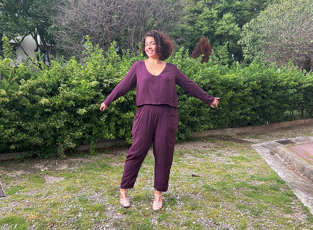 La combi Faye prune - Elise lovecraft